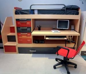 Mejores camas con escritorios incorporados para niños y adultos